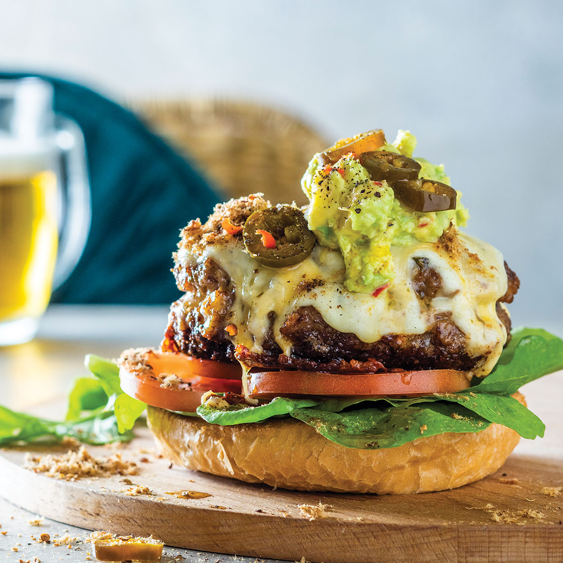 Biltong and Cheddar Burgers | Recipes | Pick n Pay