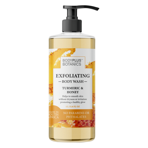 Bodyplus Botanics Turmeric & Honey Exfoliating Body Wash 1L | PnP