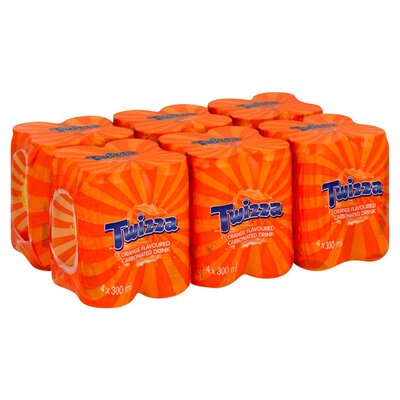 Twizza Orange Flavoured Carbonated Drink 300ml x 24 | PnP