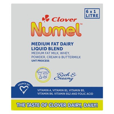 Clover Uht Numel Milk 6 x 1L | PnP