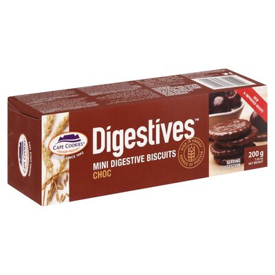 Cape Cookies Digestives Mini Digestive Biscuits Choc 200g | Smart Price ...