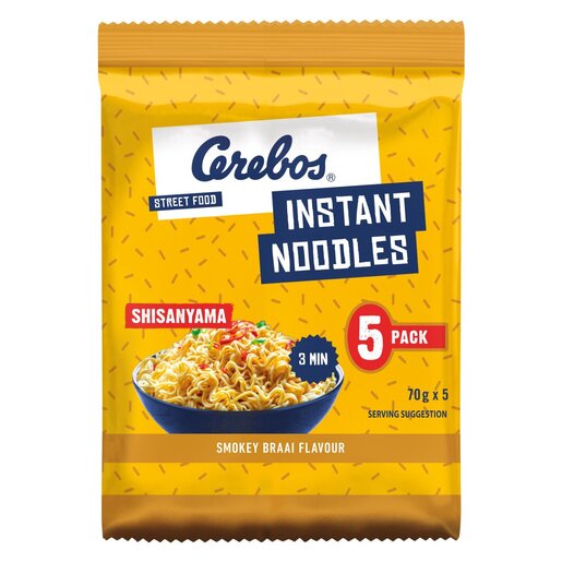 Cerebos Street Food Shisanyama Flavour Instant Noodles 5 x 70g | PnP