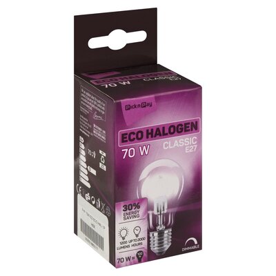 PnP 70w Edison Screw Eco Halogen Classic Light Bulb | PnP