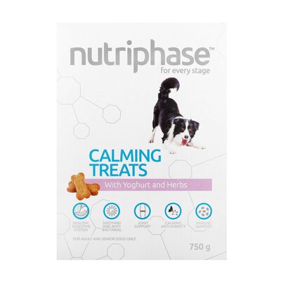 Nutriphase Calming Dog Treats With Yoghurt & Herbs 750g | Smart Price ...