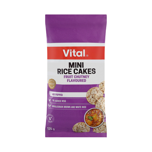 Vital Rice Cakes Fruit Chutney 125g | PnP