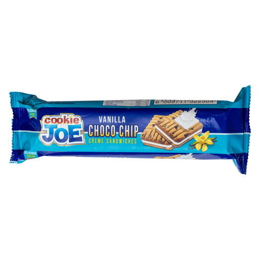 Cookie Joe Vanilla Choco Chip Creme Sandwiches 124g | PnP