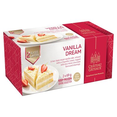 Chateau Gateaux Vanilla Dream Cake Slices 2 x 138g | PnP