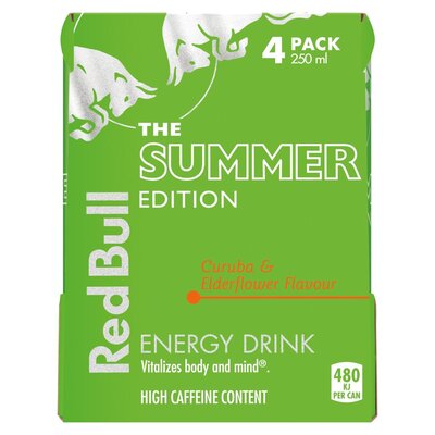 Red Bull Summer Curuba Elderflower 4 x 250ml | PnP
