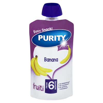 Purity Pouch Banana 110ml from 6 Months | PnP