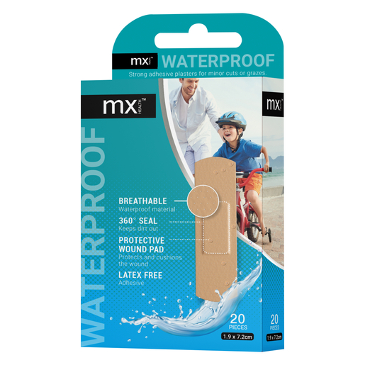 MX Health Waterproof Plasters 20 Pack | PnP