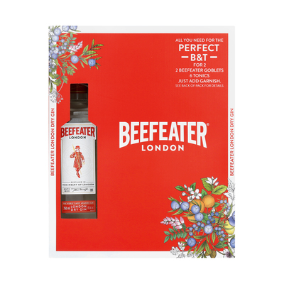 Beefeater Dry Gin 2 Goblet Gift Pack 750ml | PnP