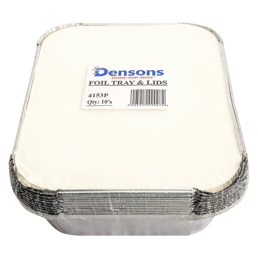 Densons Foil Trays & Lids 4153P 10 Pack | PnP