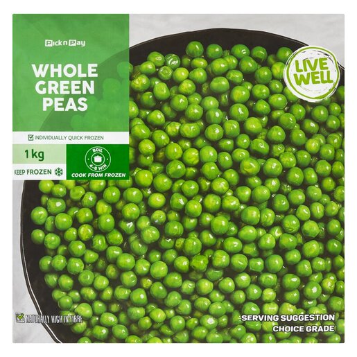 PnP Live Well Whole Green Peas 1kg | Smart Price Specials | PnP Home