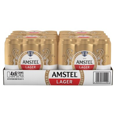 Amstel Lager 24 x 500ml | Smart Price Specials | PnP Home