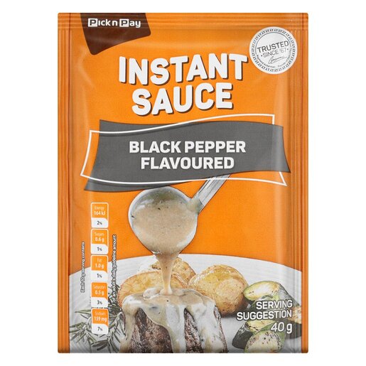 PnP Black Pepper Instant Sauce 40g | Smart Price Specials | PnP Home