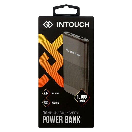 Intouch Powerbank 10000MAH Black | PnP