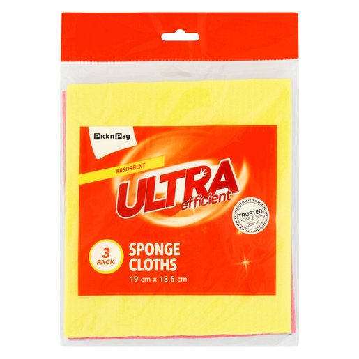 PnP Ultra Sponge Cloth 3 Pack | PnP