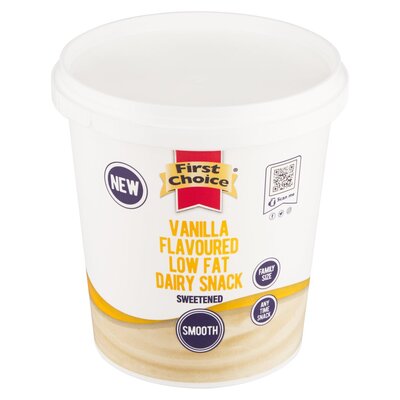 First Choice Vanilla Flavoured Low Fat Dairy Snack 1kg | PnP