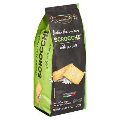 Laurieri Scrocchi With Sea Salt Italian Thin Crackers 175g | PnP