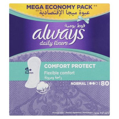 Always Pantyliners Regular 80ea | Smart Price Specials | PnP Home