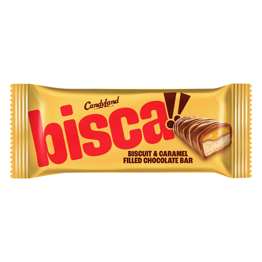 Candy Land Bisca Biscuit & Caramel Filled Chocolate Bar 30g | PnP