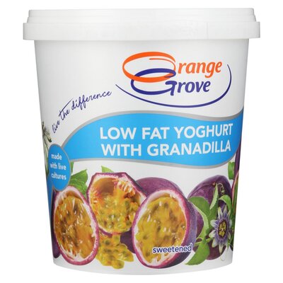 Orange Grove Low Fat Granadilla Yoghurt 1L | PnP