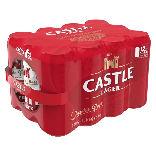 Castle Lager Beer Can 12 x 500ml | PnP