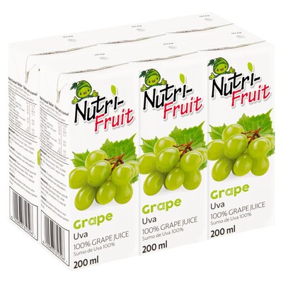 Nutri-Fruit Grape Juice 6 x 200ml | PnP