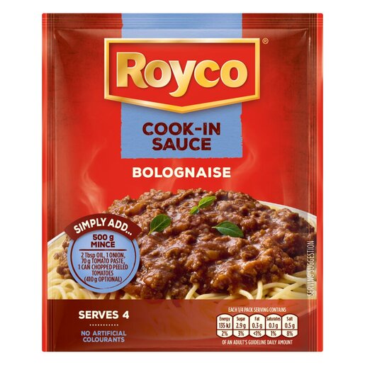 Royco Bolognaise Cook In Sauce 37g | Smart Price Specials | PnP Home