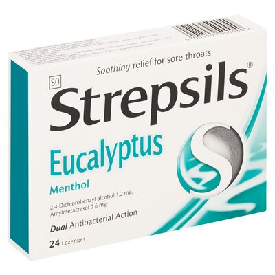 Strepsils Eucalyptus Menthol Lozenges 24 Pack | Smart Price Specials ...