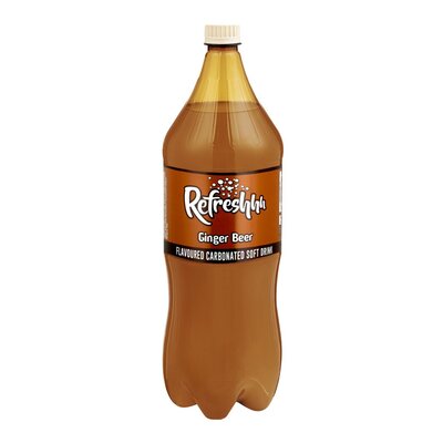 Refresh Ginger Beer Flavoured Carbonated Soft Drink 2L | PnP