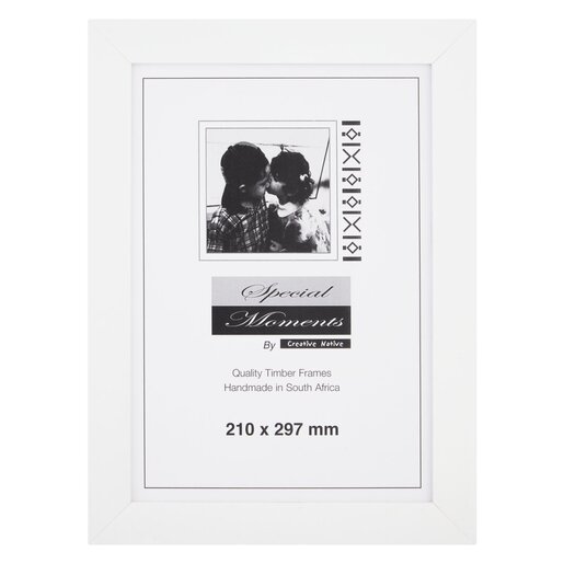 Creative Native White Photo Frame 210 x 297 | PnP