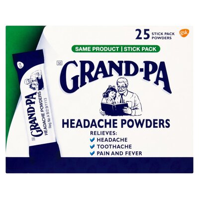 Grand-pa Headache Powder Regular Stick Pack 25s x 3888 | PnP