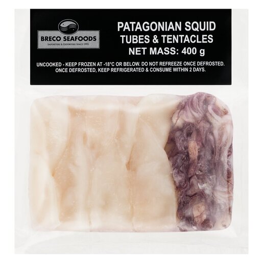Breco Squid Patagonian Tubes & Tentacles 500g | PnP