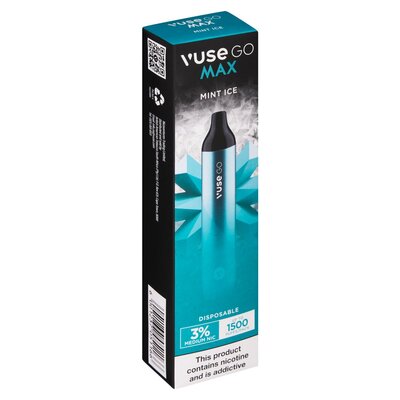 Vuse Go Max Mint Ice 3% Nictoine Salt Disposable Vape | Smart Price ...