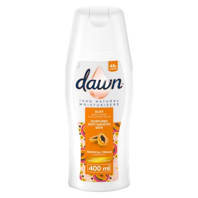 Dawn Tropical Cream & Papaya Oil Silky Body Lotion 400ml | PnP