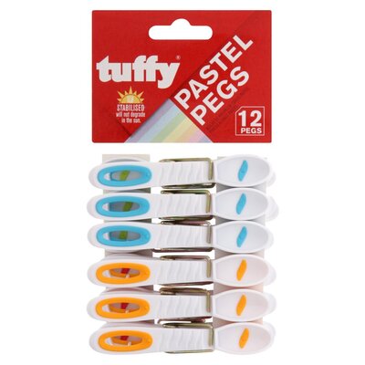 Tuffy Pastel Pegs 12 Pack | PnP