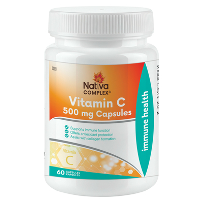 Nativa Complex Vitamin C 500mg 60 Capsules | PnP