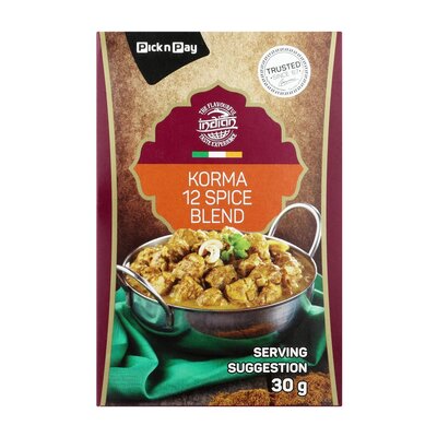 PnP Korma 12 Spice Blend 30g | PnP