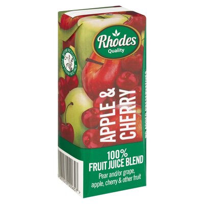 Rhodes 100% Apple & Cherry Fruit Juice Blend 200ml | PnP