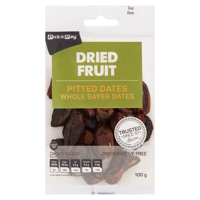 PnP Pitted Dates Brick 250g | PnP