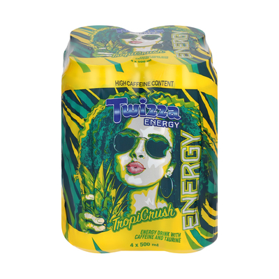 Twizza Tropicrus Energy Drink 4 x 500ml | PnP