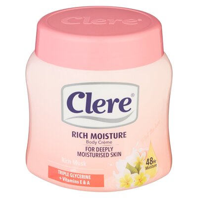 Clere Body Creme Rich Musk 500ml | Smart Price Specials | PnP Home