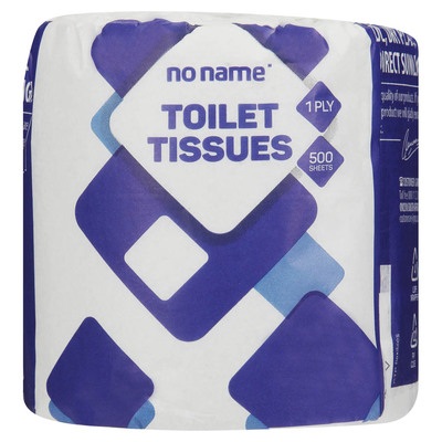 PnP No Name 1 Ply Toilet Tissue 500 Sheets Single | PnP