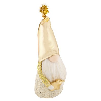 Santa's Village Gold Gnome 35cm(H) | PnP