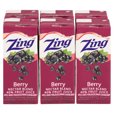 Zing Berry Nectar 200ml x 6 | PnP