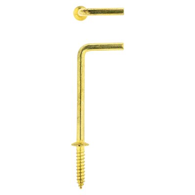 Eureka Square Brass Plated Cup Hook 50mm 5 Pack | Smart Price Specials ...