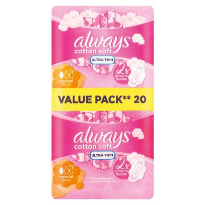 Always Ultra Pads Non-woven Normal 20 Pack | PnP