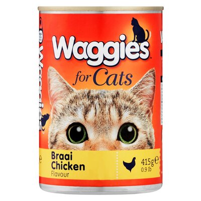 Waggies Cat Wet Food Chicken 415g | PnP