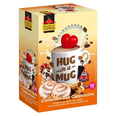 Hug in a Mug Cinnamon Bun Cappuccino 24g 10 Sachets | PnP